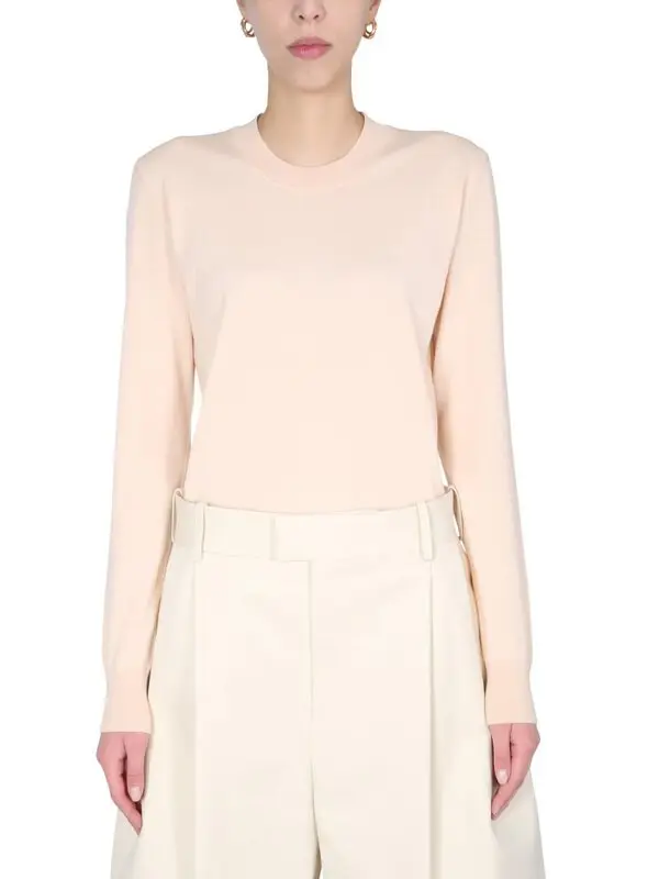Bottega Veneta Lightweight Long Sleeved Sweater - Pink