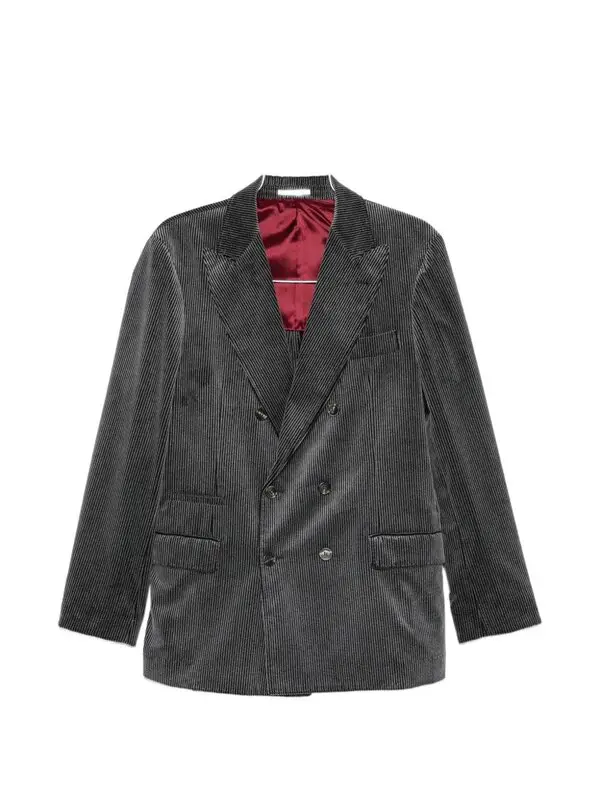 Brunello Cucinelli Cotton Double-breasted Jacket - Multicolor