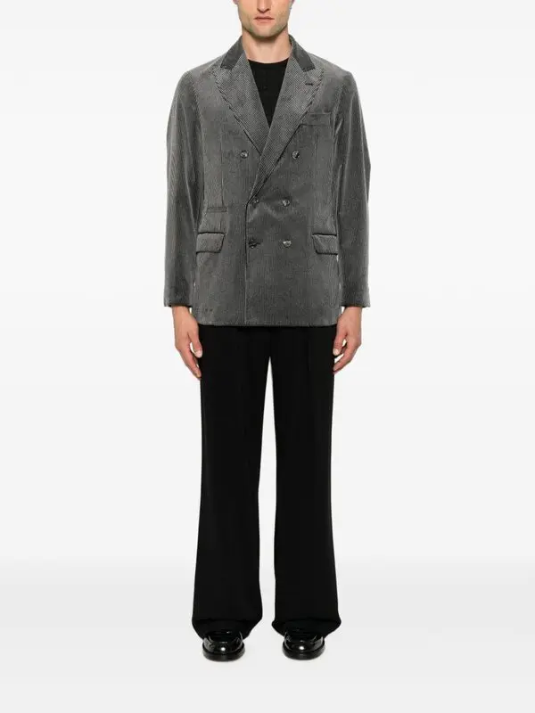 Brunello Cucinelli Cotton Double-breasted Jacket - Multicolor