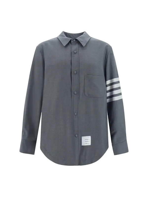 Thom Browne Wool And Cotton Blend Shirt