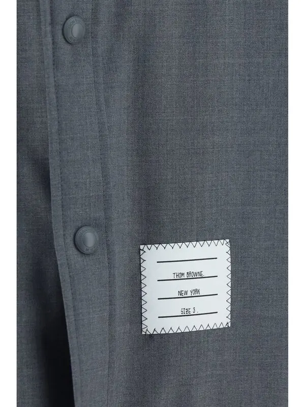 Thom Browne Wool And Cotton Blend Shirt