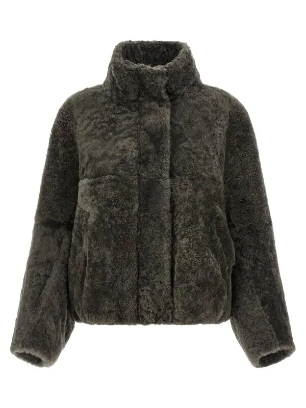 Brunello Cucinelli Cropped Fur - Gray