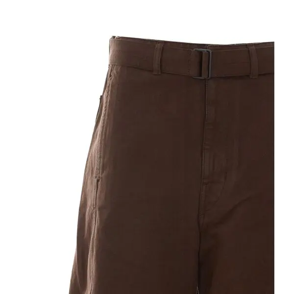 LEMAIRE Twisted Belted Pants - Brown