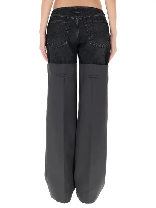 JEAN PAUL GAULTIER Spats With Logo - Gray