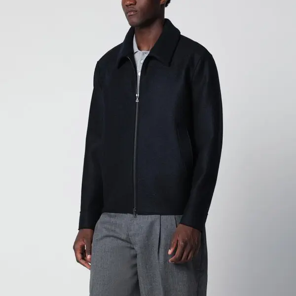 Harris Wharf London Wool Zip-up Jacket