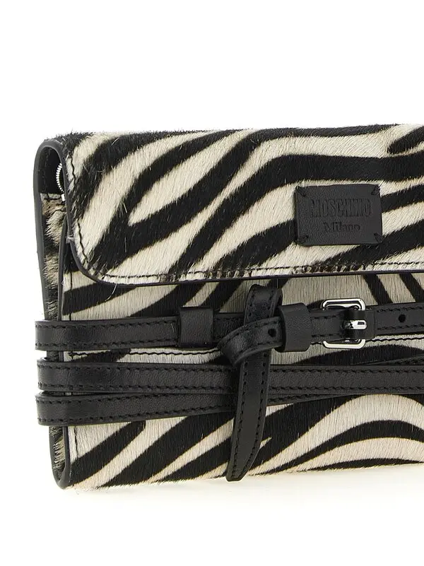 Moschino Tie Me' Wallet On Chain - Multicolor