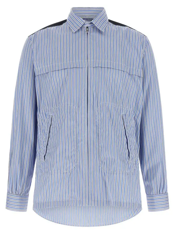 Junya Watanabe Denim Insert Shirt - Blue