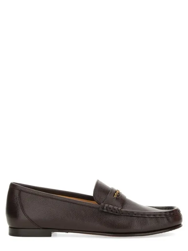 Chloé Leather Loafer - Brown