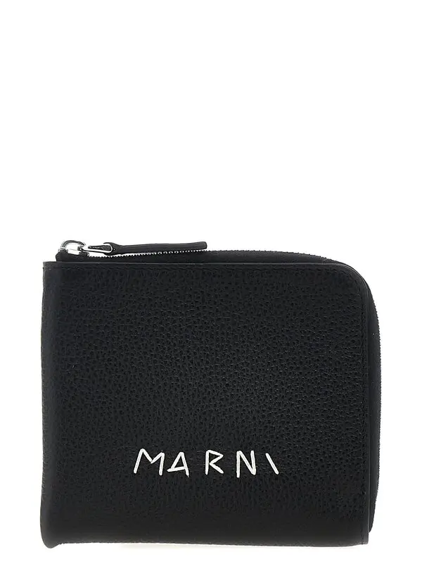 Marni Logo Wallet - Black