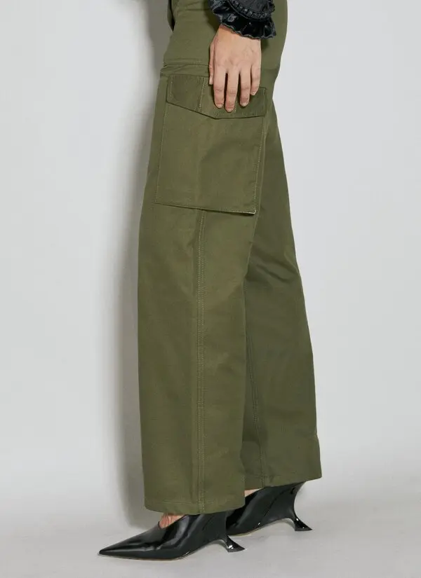 Rabanne Twill Cargo Pants