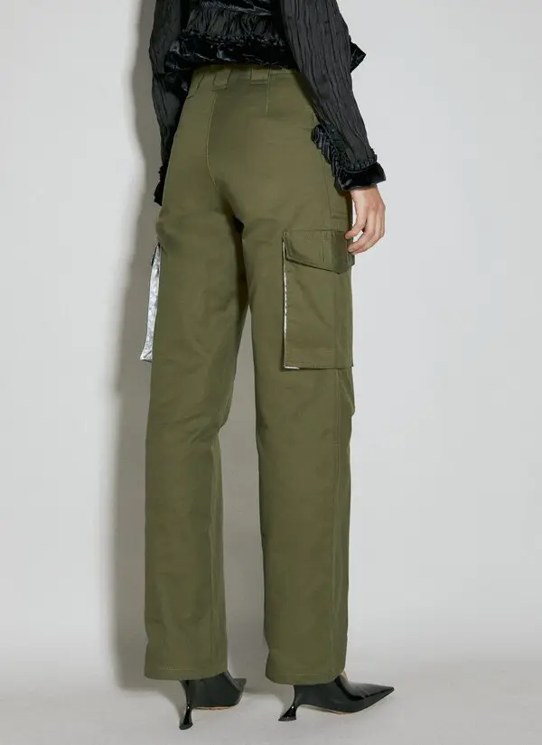 Rabanne Twill Cargo Pants