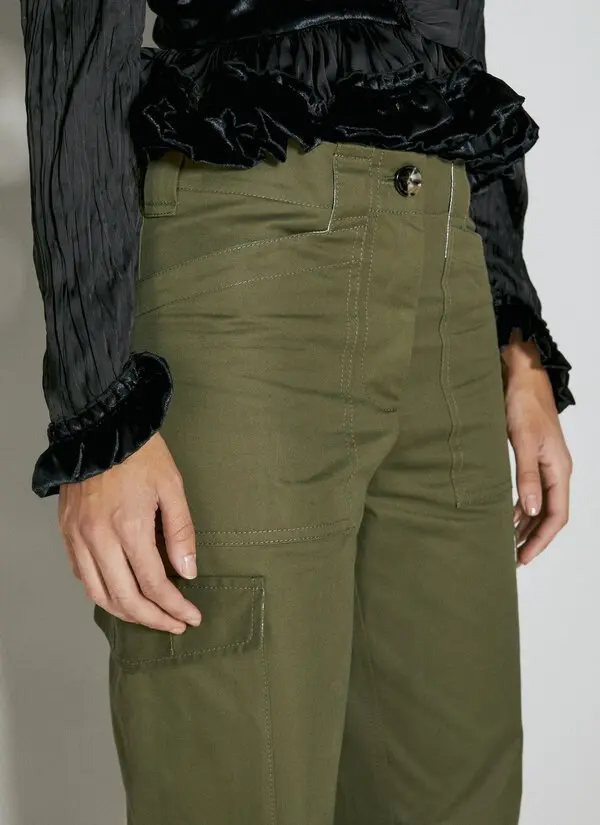 Rabanne Twill Cargo Pants