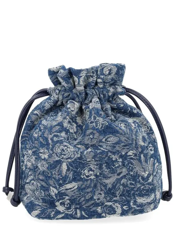 GANNI Denim Tapestry Bag