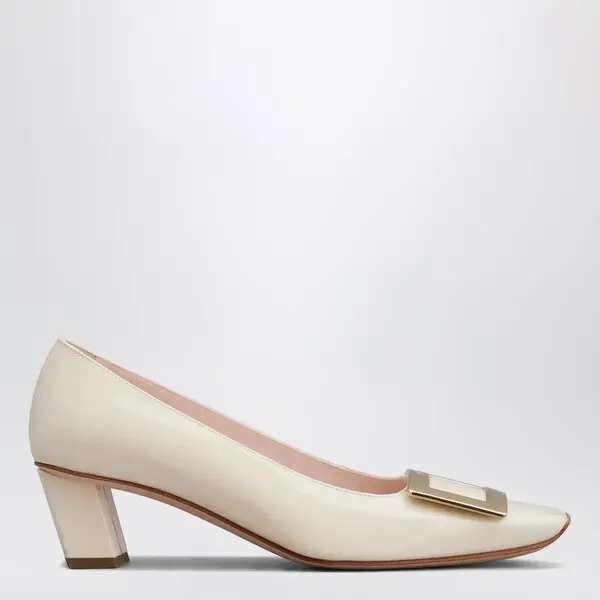 ROGER VIVIER Patent Leather Décolletés - Cream