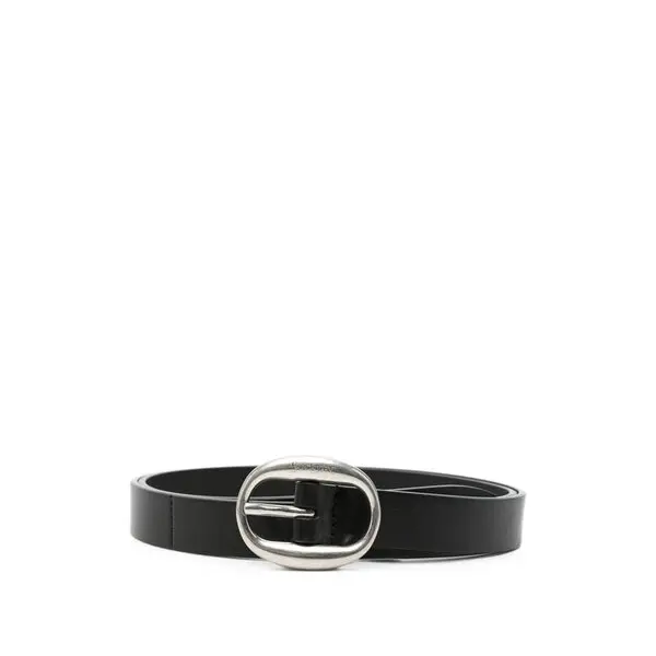 Saint Laurent Calf Leather Belt - Black