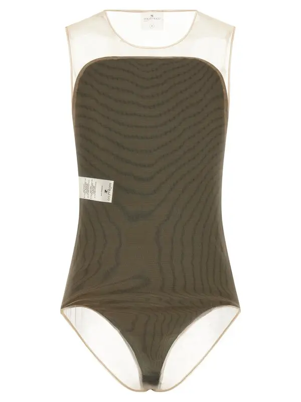 COURREGES Illusion Sunshield Bodysuit - Black