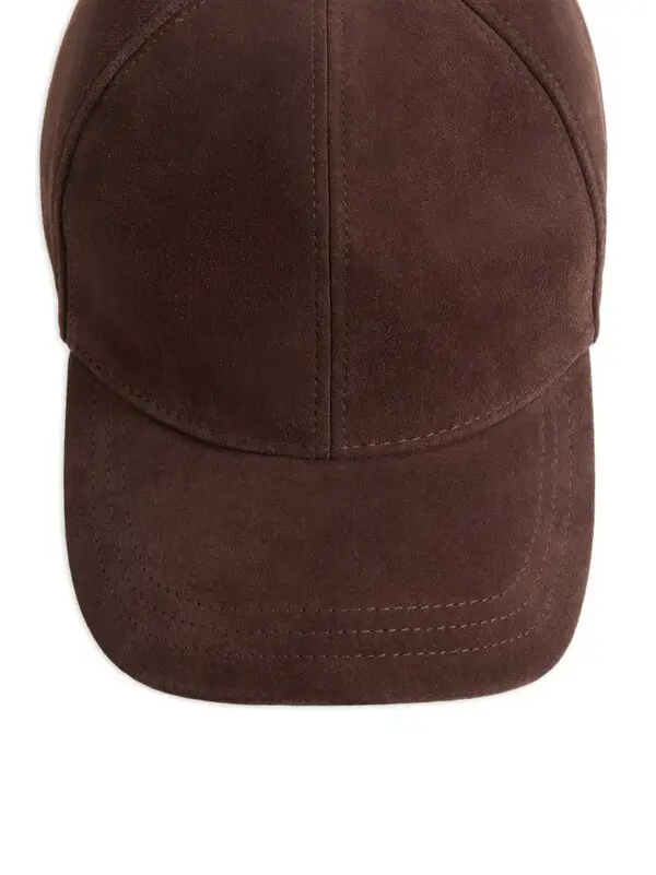 Valentino Garavani Suede Leather Baseball Cap