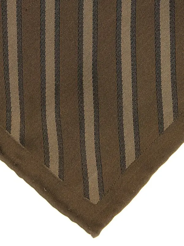 Brunello Cucinelli Regimental Pocket Clutch - Brown