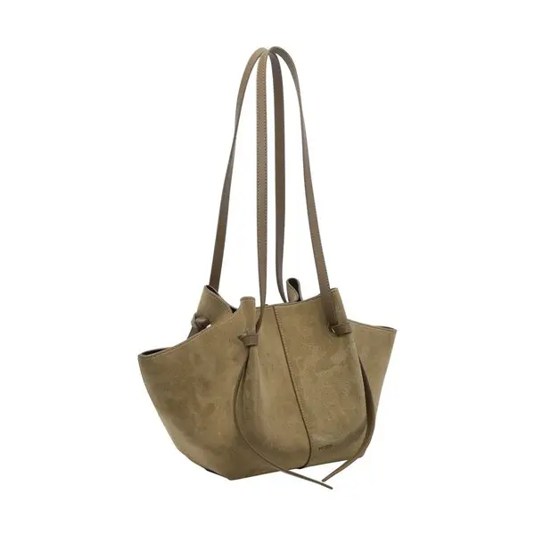 Yuzefi Suede Mochi Shoulder Bag