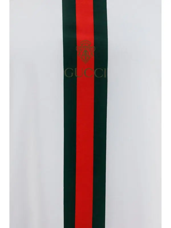 Gucci Printed Cotton Jersey T-shirt - White