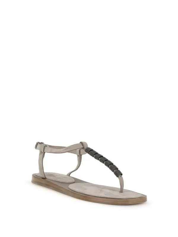 Brunello Cucinelli Embellished Sandals