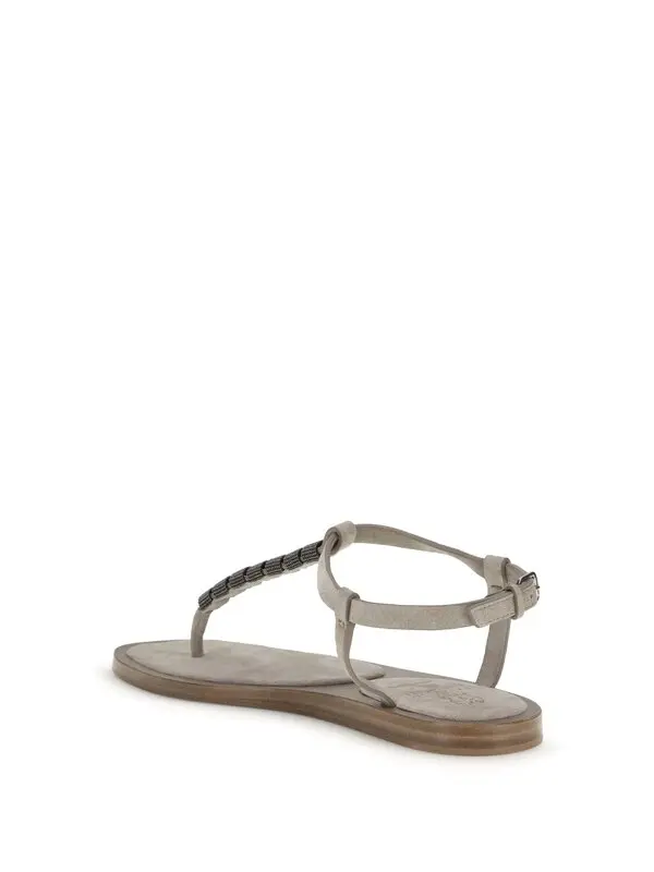 Brunello Cucinelli Embellished Sandals