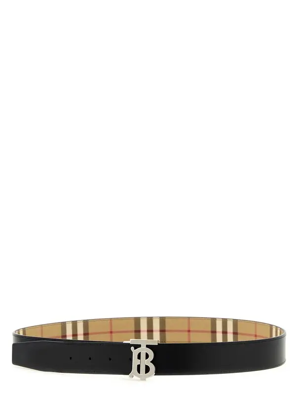 Burberry Logo Buckle Reversible Belt