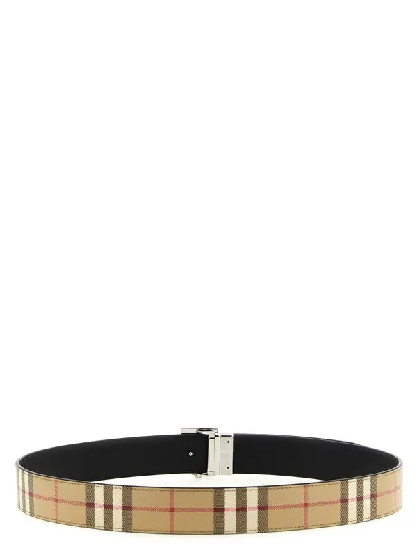 Burberry Logo Buckle Reversible Belt