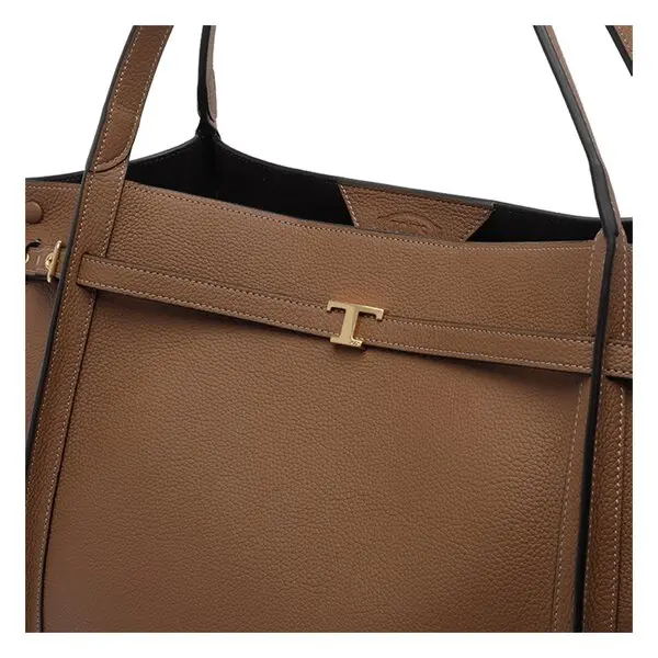 TOD'S Medium Leather Shopping Bag