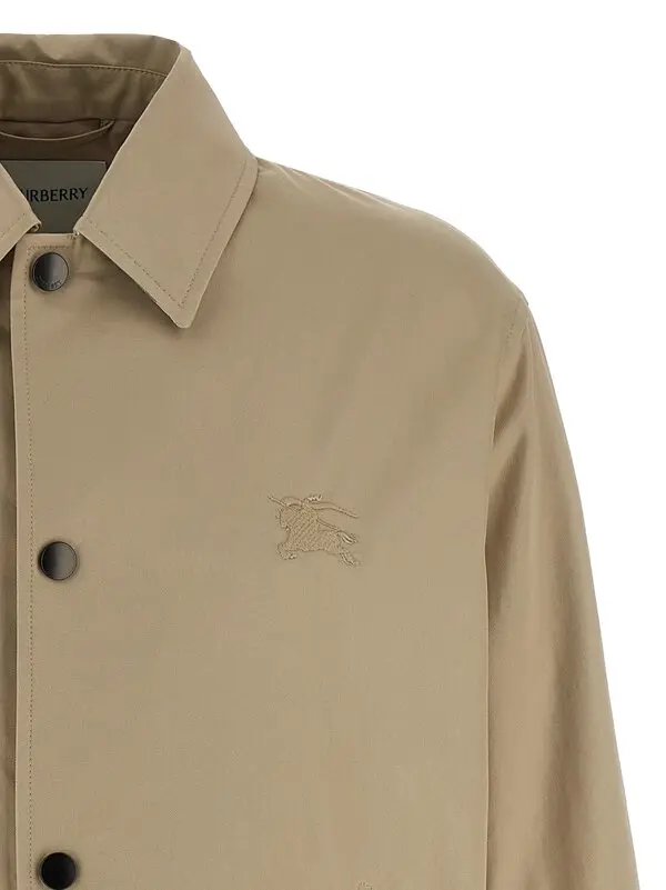 Burberry Gabardine Jacket - Cream