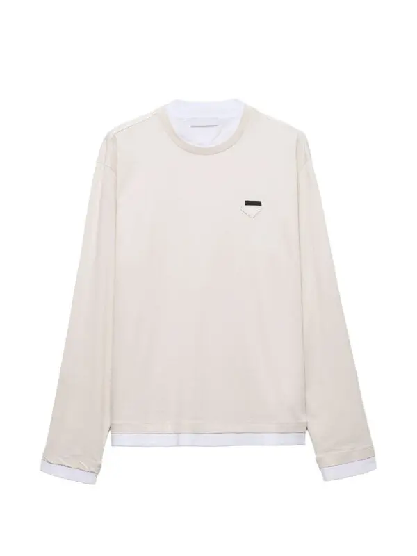 Prada Logo Cotton T-shirt