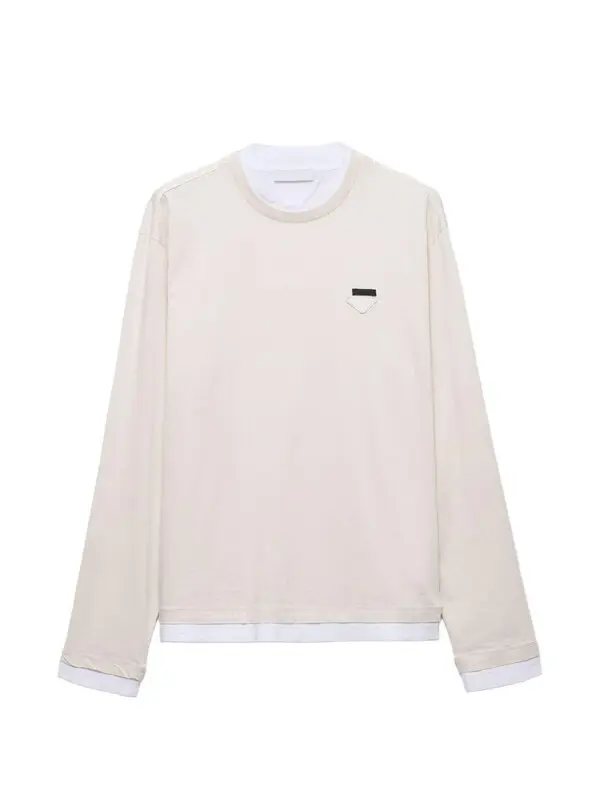 Prada Logo Cotton T-shirt - Multicolor