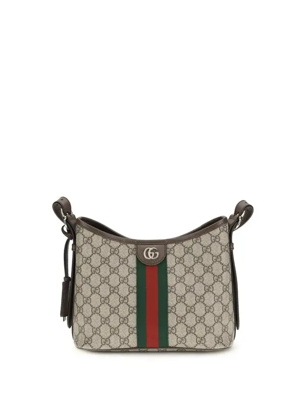 Gucci Small Ophidia Shoulder Bag - Cream