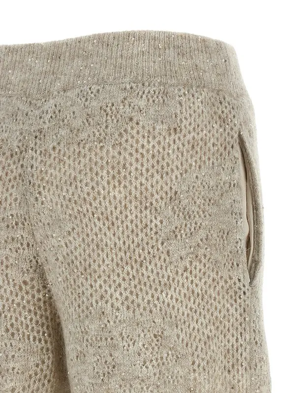 Brunello Cucinelli Dazzling Abstact Leaf' Pants