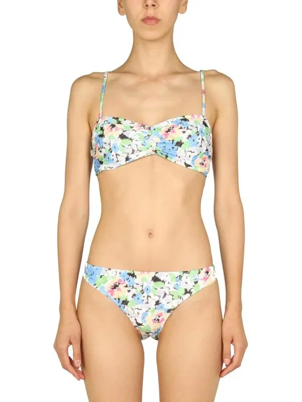 GANNI Floral Pattern Bikini Briefs - Multicolor