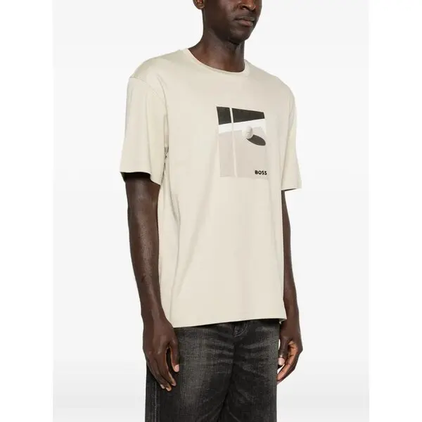 BOSS Neutrals T-shirts & Vests T-shirts - Cream