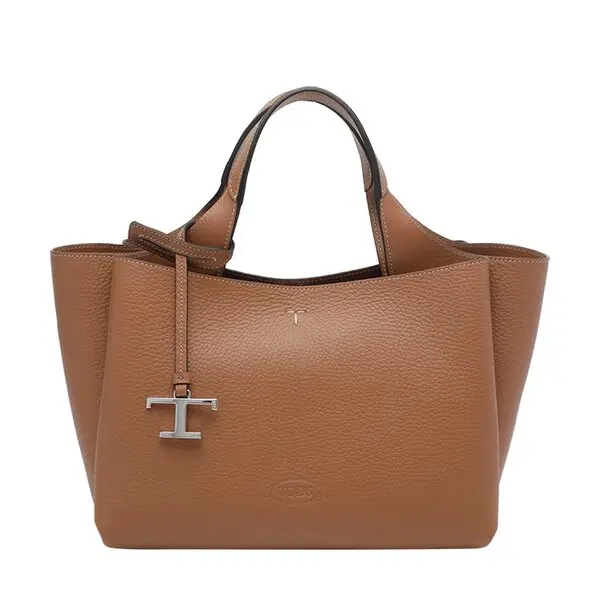 TOD'S Mini T Timeless Handbag - Brown