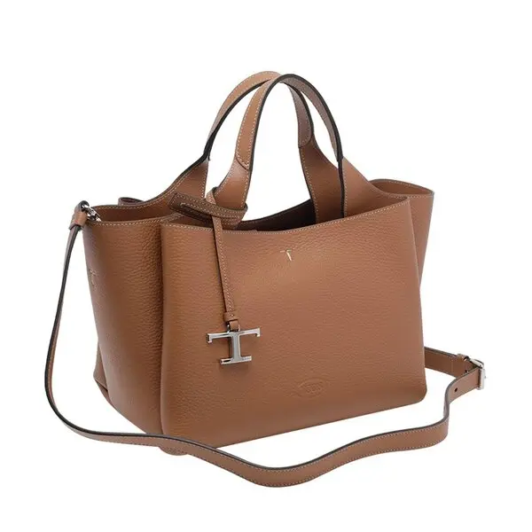 TOD'S Mini T Timeless Handbag - Brown