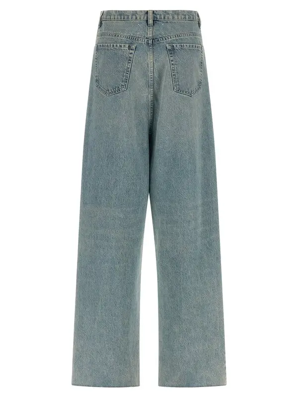 MAISON MARGIELA Low Crotch Denim Jeans - Blue