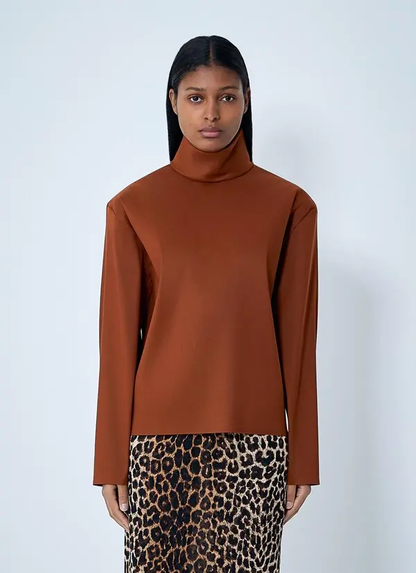 Saint Laurent Organza Top - Red