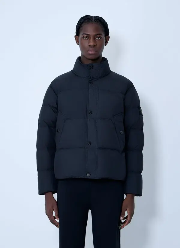 Stone Island Short Down Jacket - Black