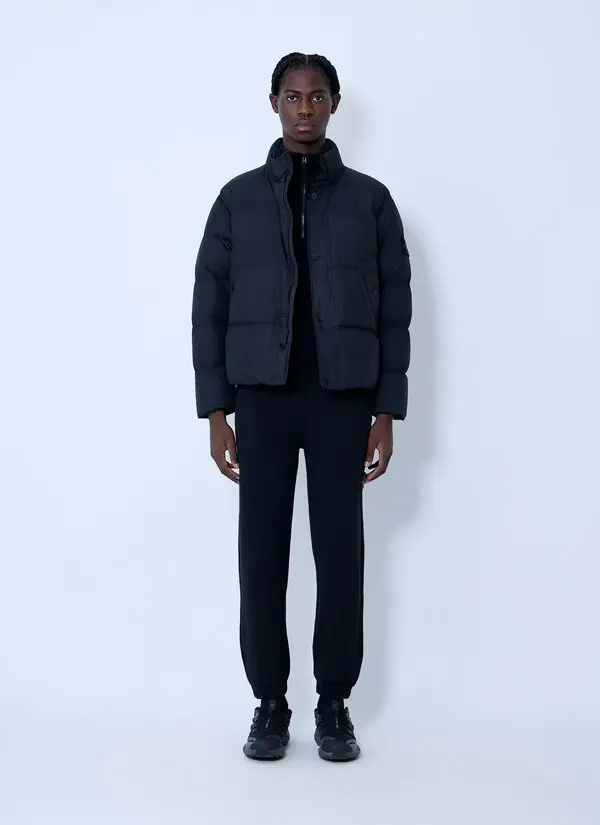 Stone Island Short Down Jacket - Black