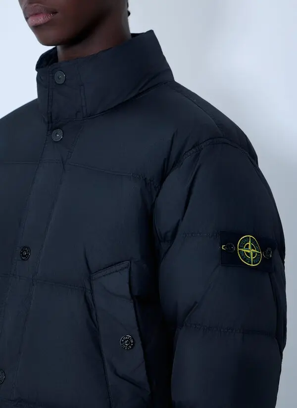 Stone Island Short Down Jacket - Black
