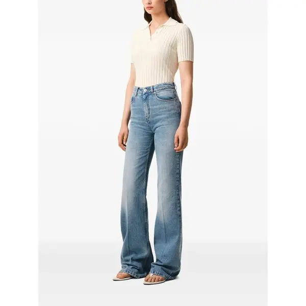 AMI Paris Denim Straight-leg Jeans
