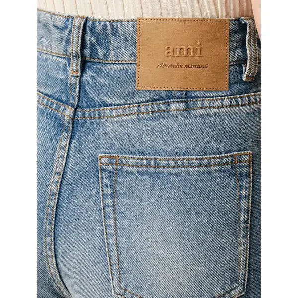 AMI Paris Denim Straight-leg Jeans