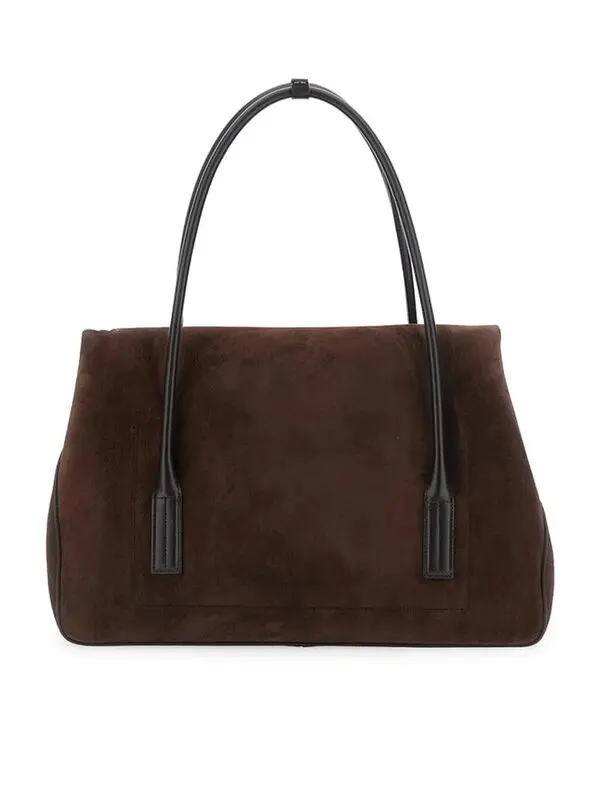 TOM FORD Large Eclipse Suede Bag