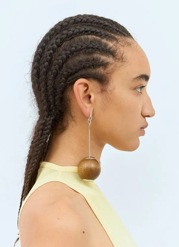 Jacquemus Les Grandes Boucles Nodo Earrings