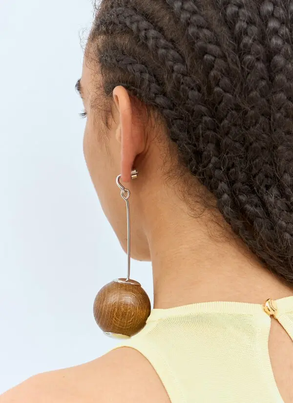 Jacquemus Les Grandes Boucles Nodo Earrings