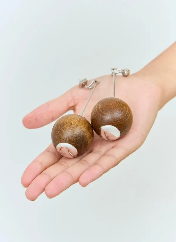 Jacquemus Les Grandes Boucles Nodo Earrings