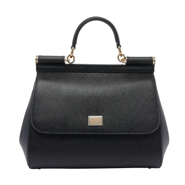 Dolce & Gabbana Large Sicily Handbag - Black